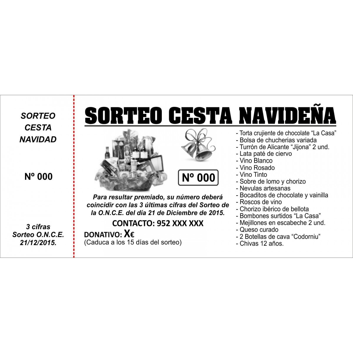 Boletos De Rifa Para Imprimir